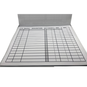 Large Print Check Deposit Register