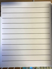 Bold Line Writing Paper 7/8 – The Low Vision Store