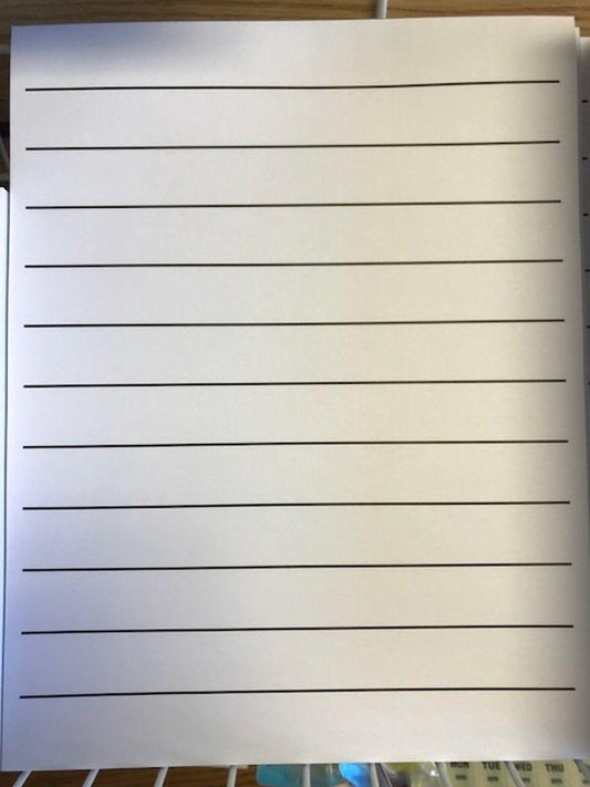Bold Line Writing Paper 7/8 – The Low Vision Store