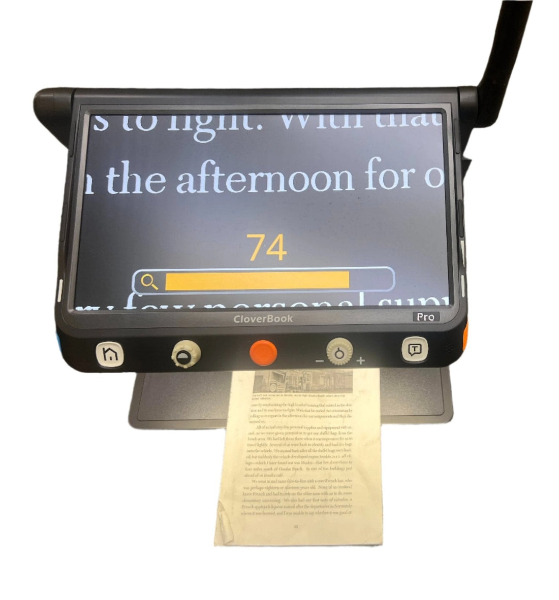 Demo Clover Book Pro Video Magnifier - The Low Vision Store