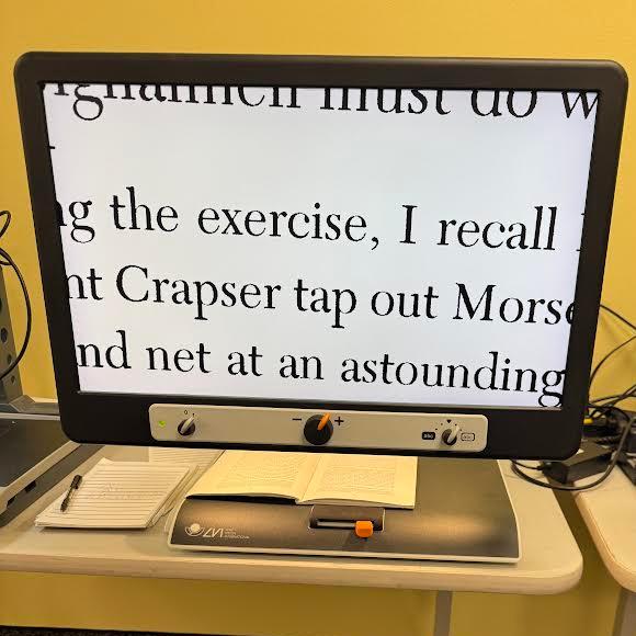 Demo Magnilink Vision 23" Video Magnifier - The Low Vision Store - The ...