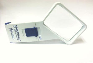 Power Mag 3.5X (Angled RH) LED Handheld Magnifier - The Low Vision Store